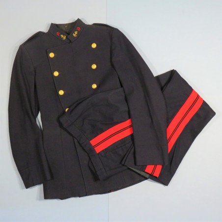 UNIFORME DE LA FANFARE OU MUSIQUE DE L'INFANTERIE DE MARINE VESTE ET ...
