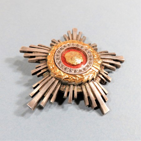 ROUMANIE PLAQUE DE GRAND CROIX OU GD OFFICIER DE L'ORDRE DE L'ETOILE ...