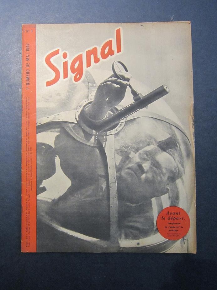 SIGNAL JOURNAL DE PROPAGANDE ALLEMANDE 1er NUMERO DE MAI 1942 N°9