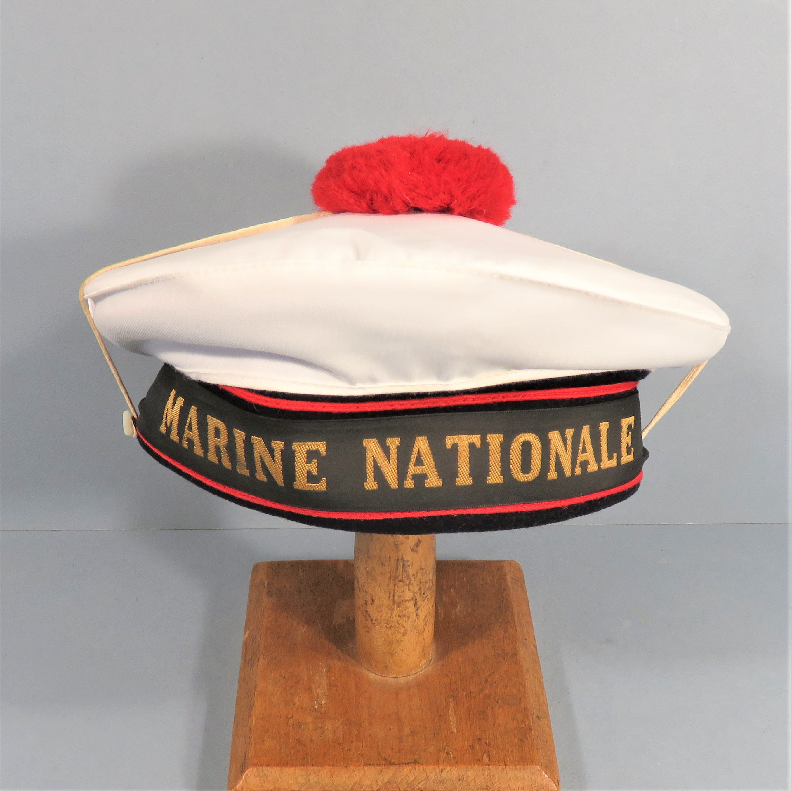 BACHI DE MARIN BANDEAU MARINE NATIONALE FRANCAISE 1970 AVEC MATRICULE ...