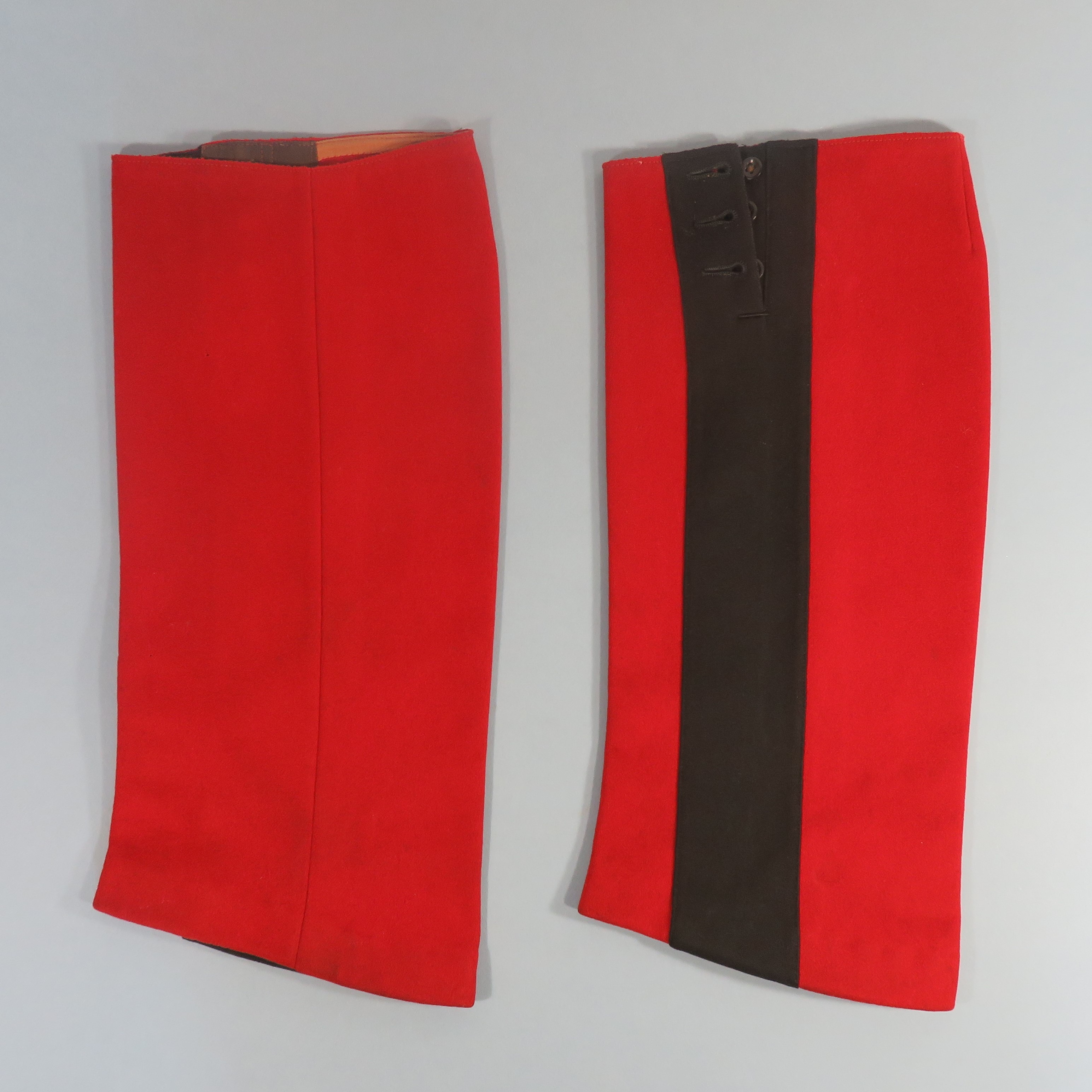 BAS DE PANTALON CULOTTE AMOVIBLES D'OFFICIER REGIMENT D'INFANTERIE ...