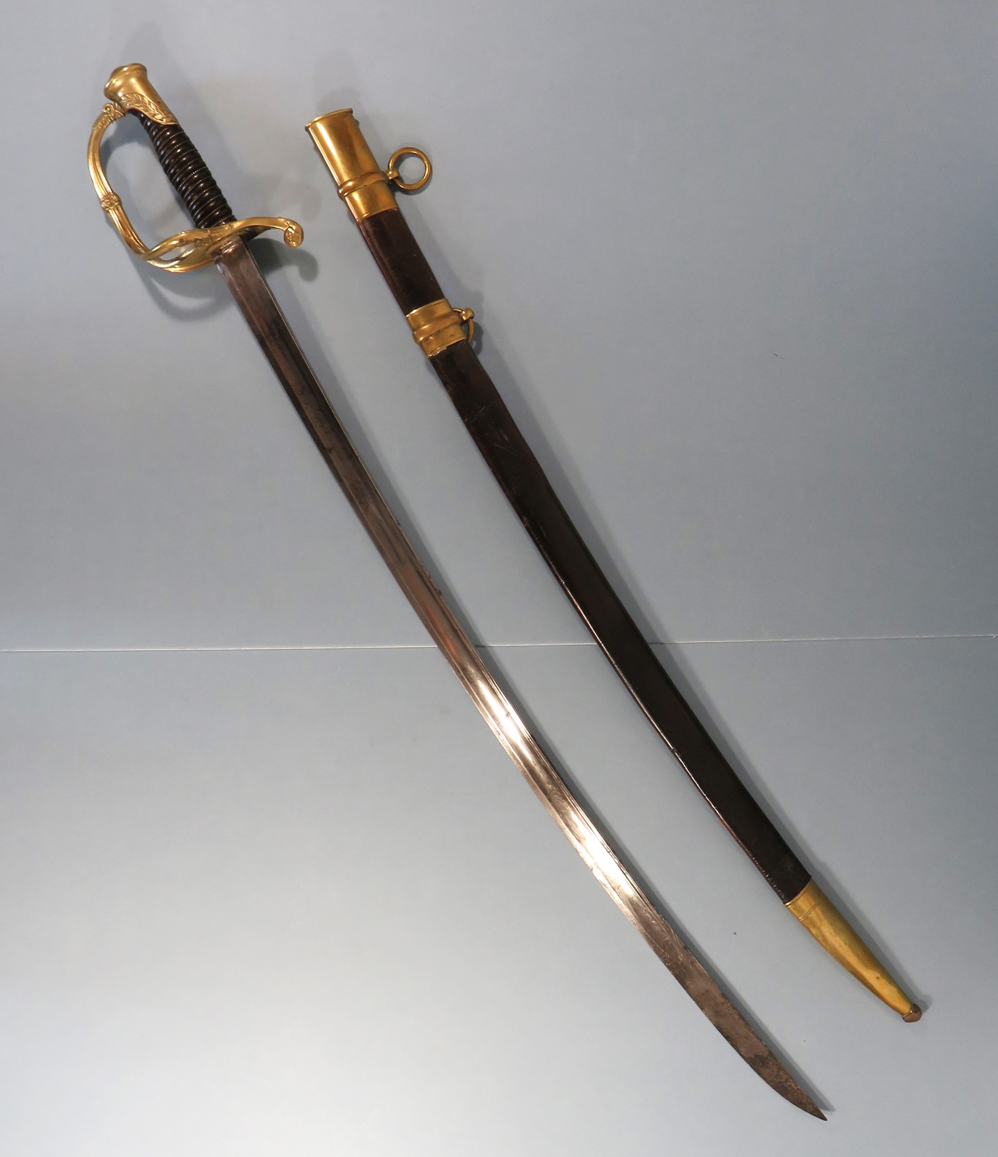 SABRE D'OFFICIER D'INFANTERIE MODELE 1821 OFFICIER D'INFANTERIE DE ...