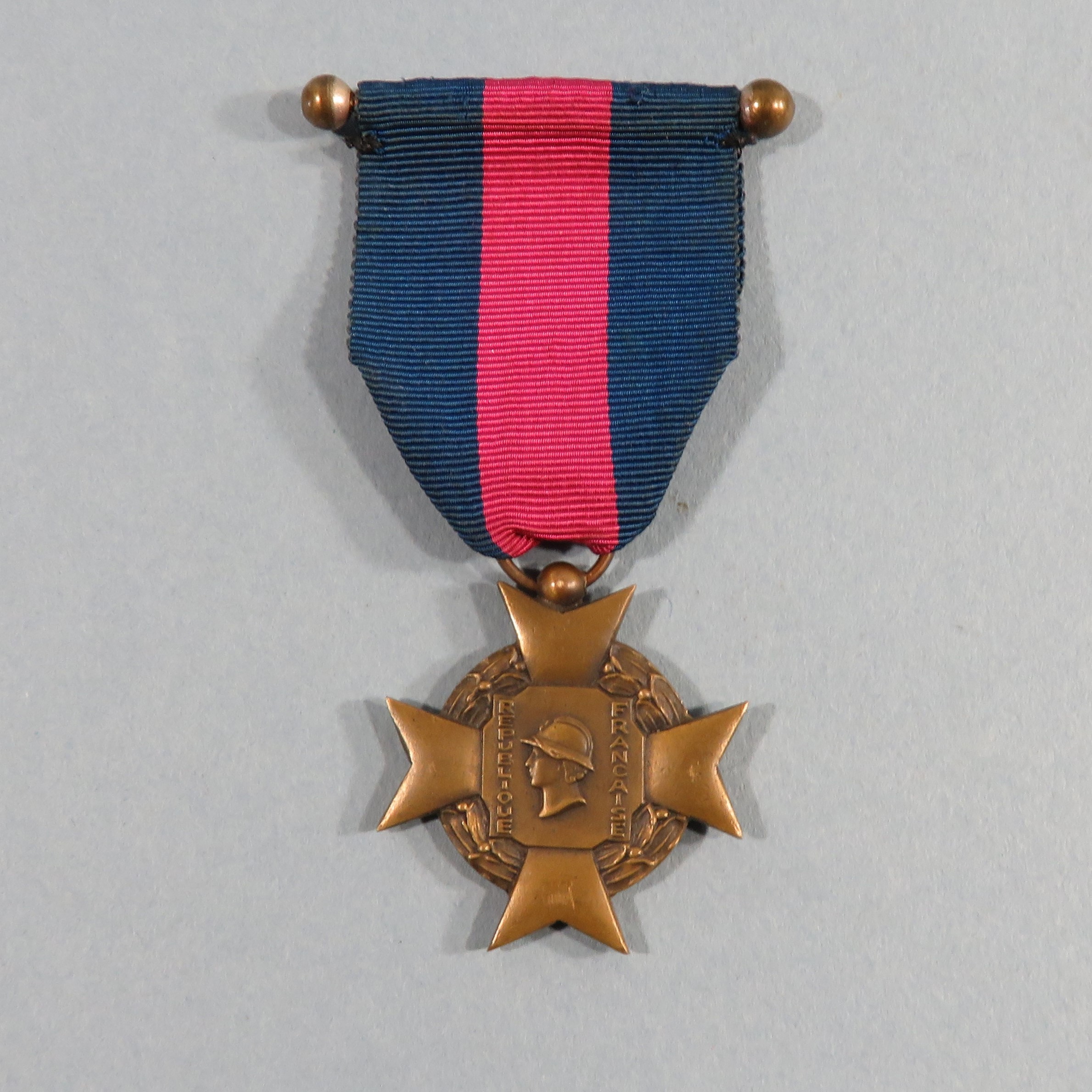 FRANCE MEDAILLE OU CROIX DES SERVICES MILITAIRES VOLONTAIRES OU MERITE ...