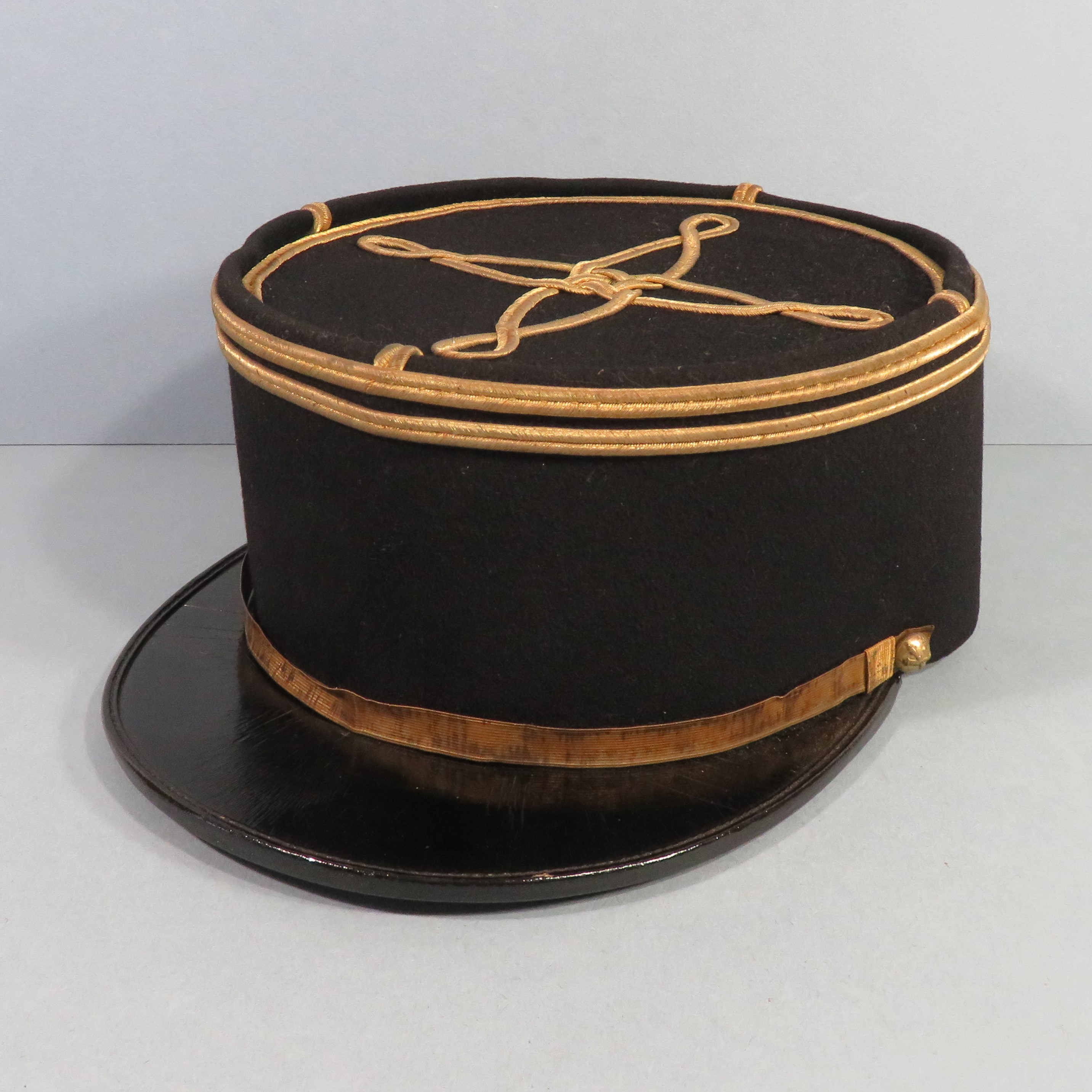 KEPI POLO LIEUTENANT D'ARTILLERIE MODELE 1910 - 1920 GRANDE TAILLE 59/ ...