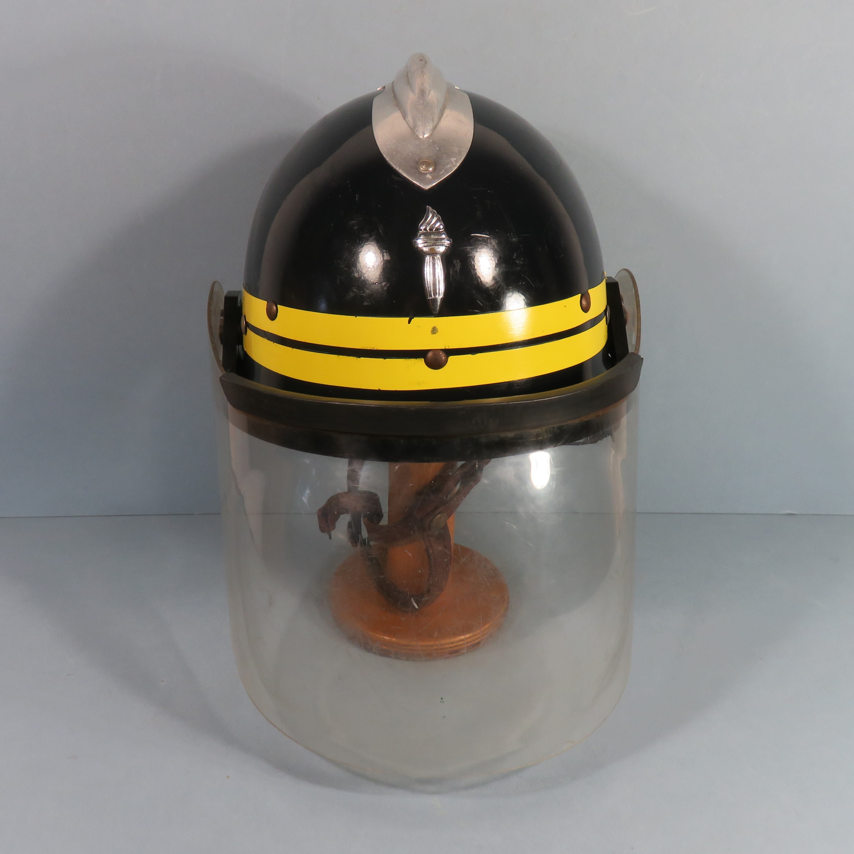 CASQUE FRANCAIS DE CRS POLICE NATIONAL MODELE 1954 UTILISE JUSQUE DANS ...