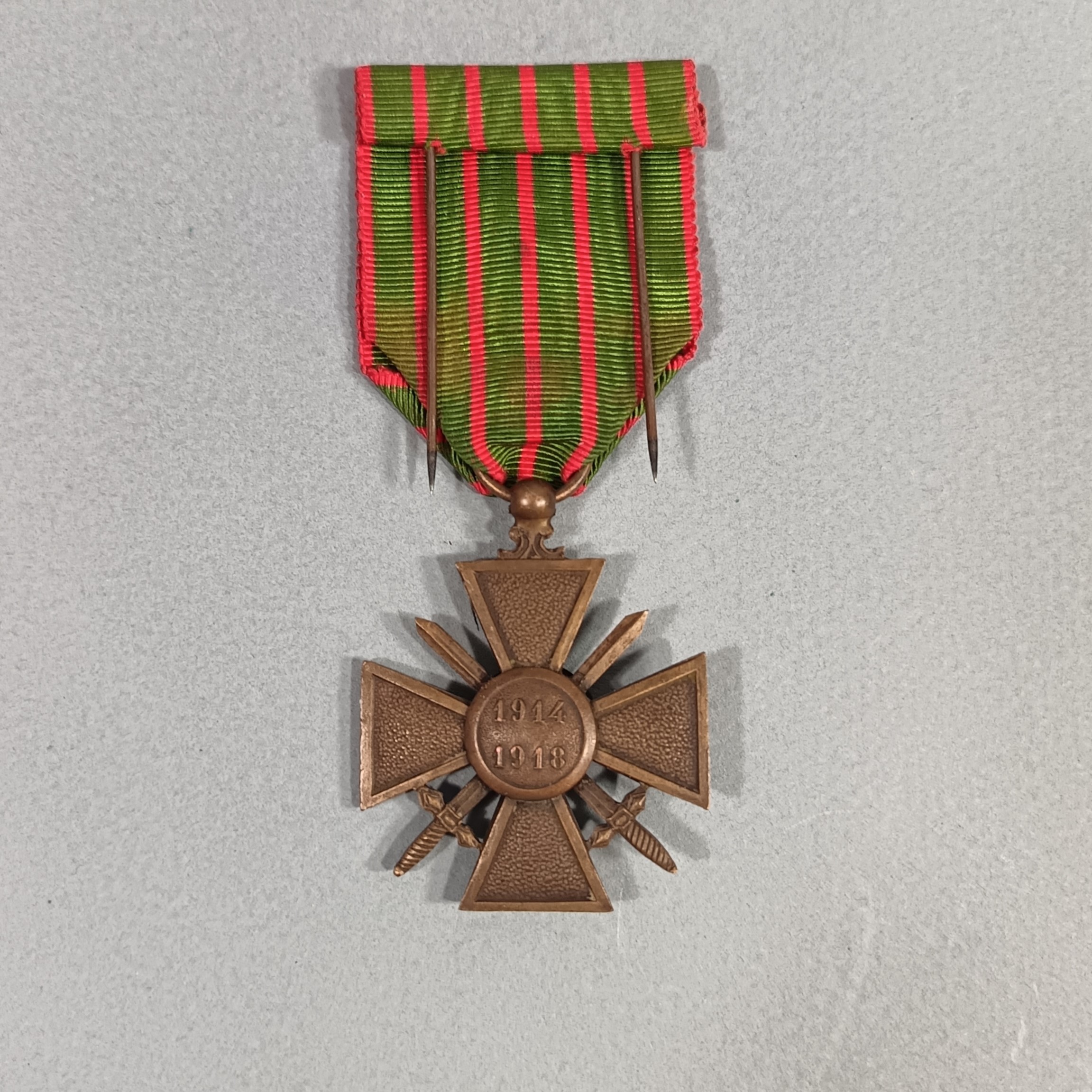 FRANCE MEDAILLE CROIX DE LA GRANDE GUERRE 1914-1918 FRENCH WAR CROSS ...